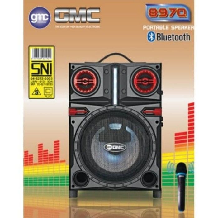 GMC 897Q Speaker Meeting Portable Bluetooth | Lazada Indonesia