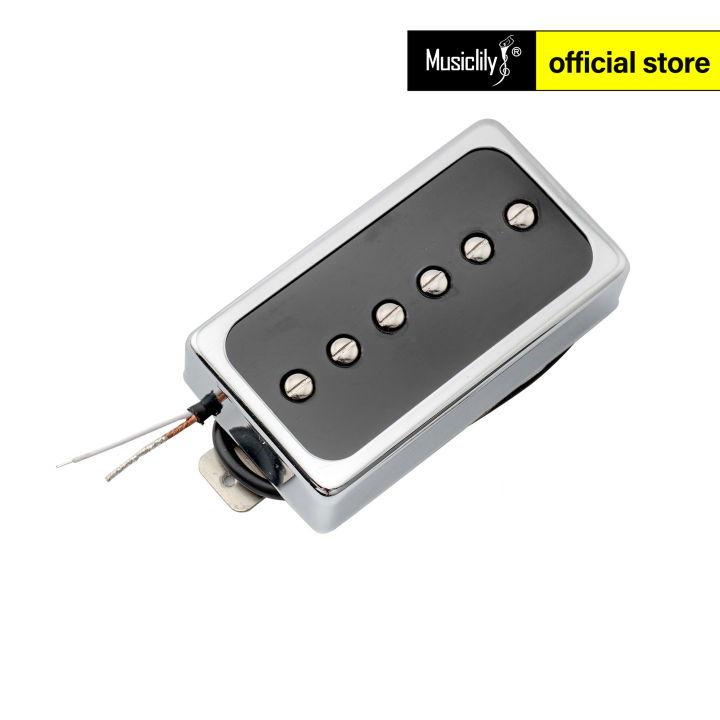 Artec SHA66 Alnico 5 Magnet Splendor P90 Style Humbucker Sized Single Coil Pickup for LP Style ...