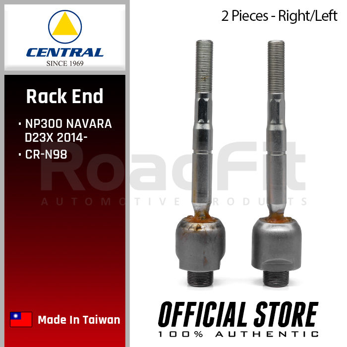 Roadfit Central Rack Ends for Nissan NP300 NAVARA D23X 14-, Left/Right ...