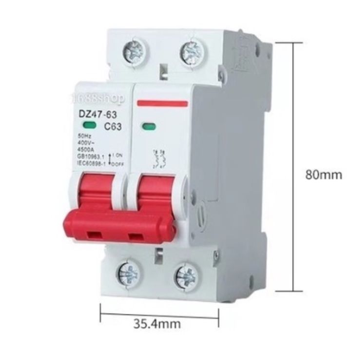 【COD】 RMEPCTE Miniature Circuit Breaker 6A-63A 2-poleS 230V AC | Lazada PH