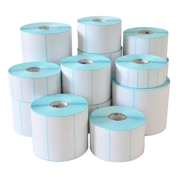 Thermal Label Sticker Paper Supermarket Price Blank Barcode Label ...
