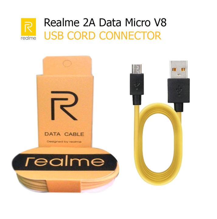 Realme 2A Data (TYPE-C)USB CORD CONNECTOR Units CABLE Connector Charger ...