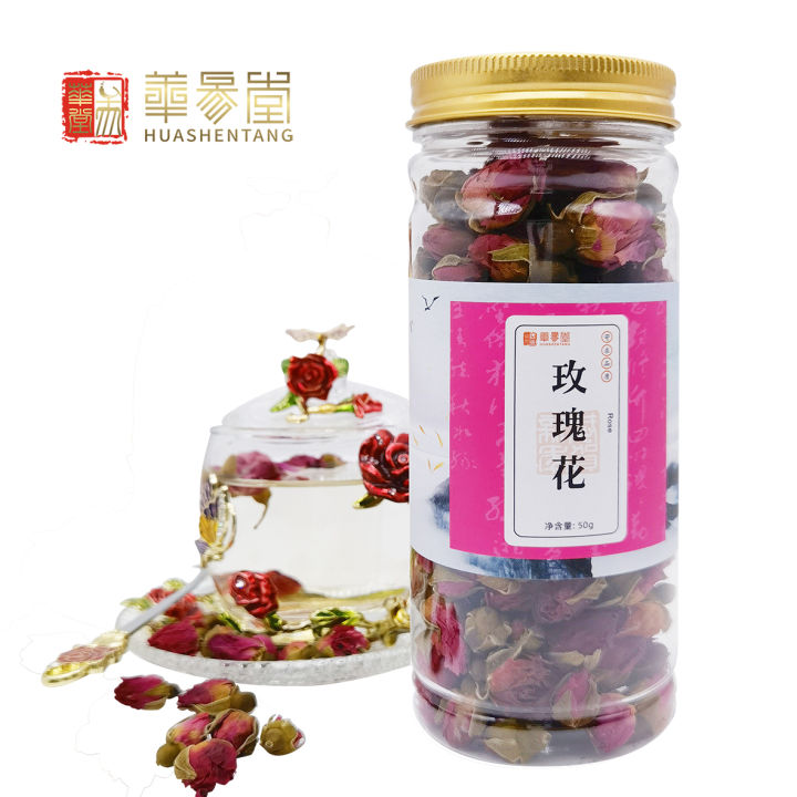 Rose Flower Tea (50g), Rose, Dried, Flower, 50g, Tea, Healthy, Natural ...