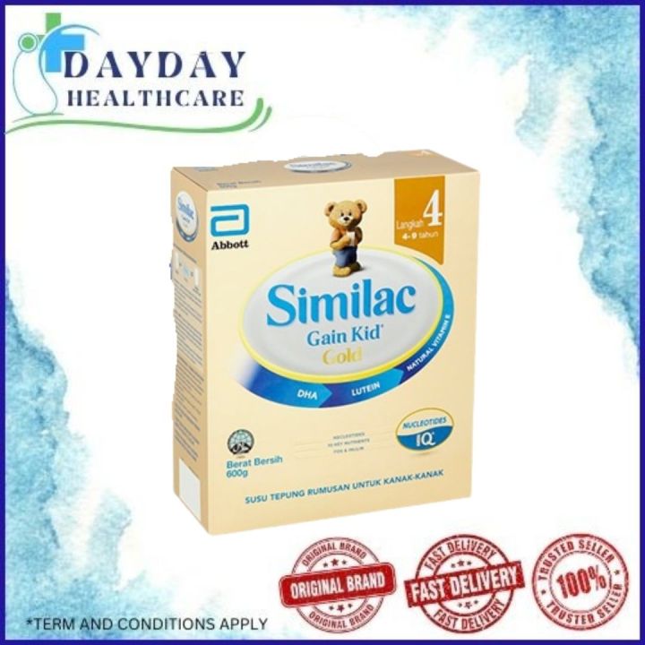 Similac Gain Kid Gold Step 4 (4-9 years) (600g) | Lazada