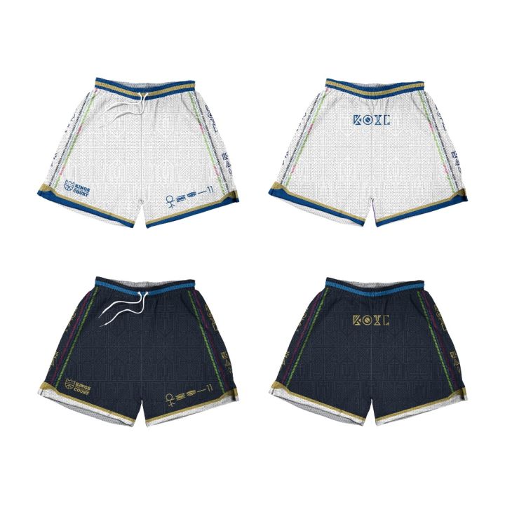KOTC KAI 1 Playoffs "Home" and “Away” Kyrie Swingman Mesh Shorts ...