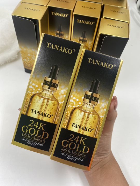 0488 เซรั่มทองคำ24k TANAKO ปรับสีผิวให้กระจ่างใส บำรุงให้ชุ่มชื้น ขนาด ...