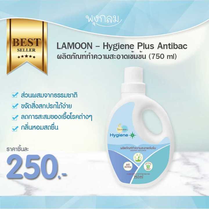 LAMOON Hygiene Plus Antibac ผลิตภัณฑ์ทำความสะอาดเข้มข้น (750 ml) | Lazada.co.th
