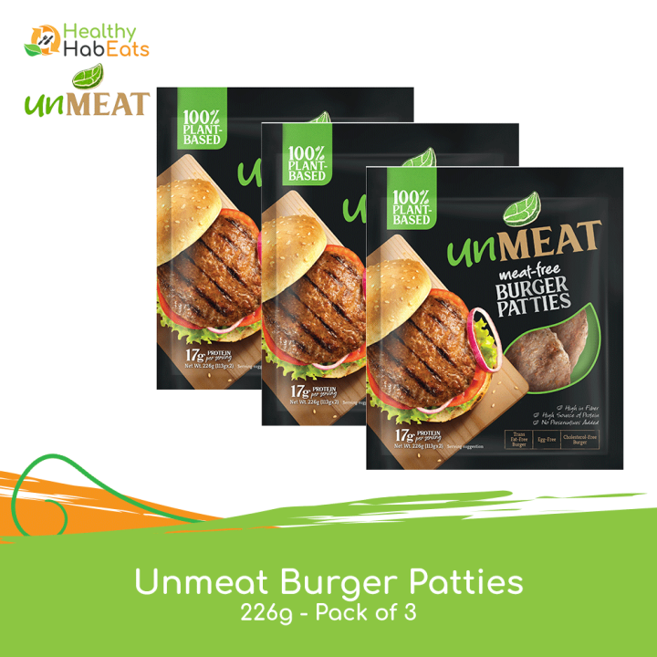 Unmeat Burger Patties 226g - Pack of 3 | Lazada PH