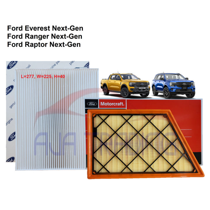Combo Air Filter and Cabin Filter for Ford Ranger Next-Gen (2023-Up ...