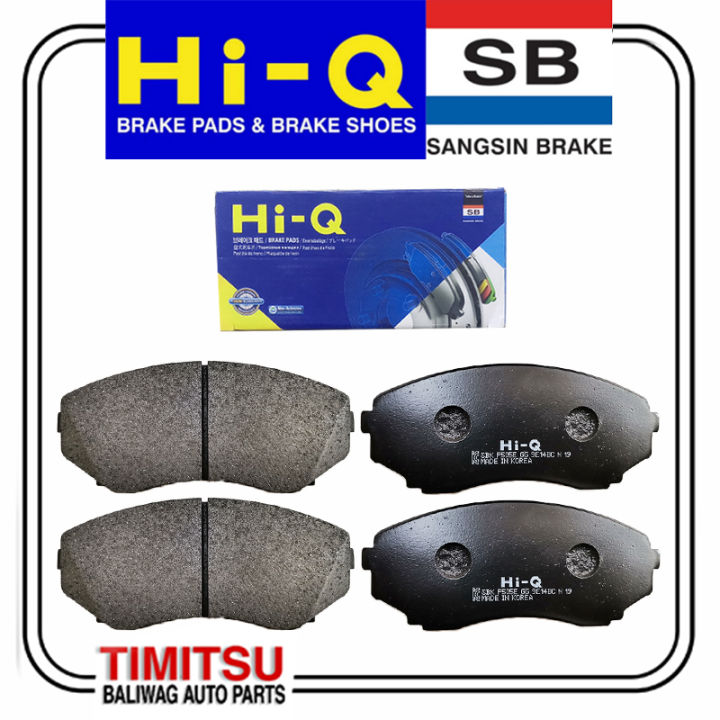 BRAKE PADS FRONT SET MITSUBISHI MONTERO SPORT 2016-UP PART NO. SP1527A ...
