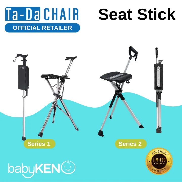 100% Real delivery [SG Ready STOCK] Ta-Da Chair - [Walking Stick to ...