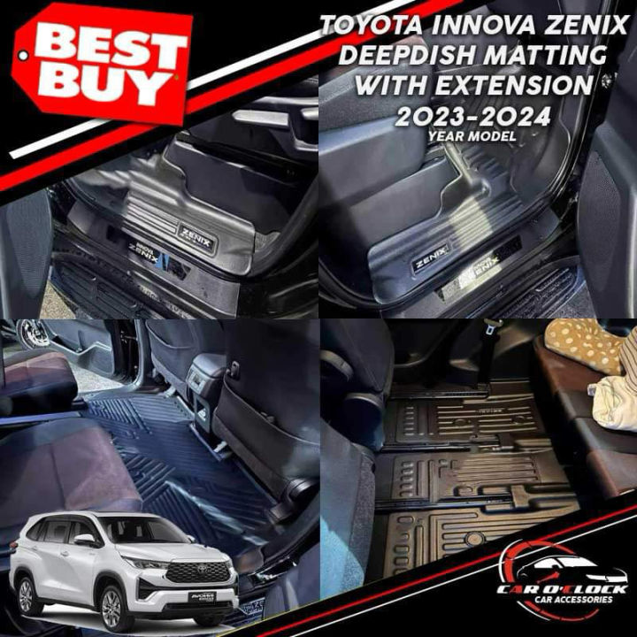Toyota Zenix Q Hybrid 2023 - 2024 Deepdish Matting with Extension ...