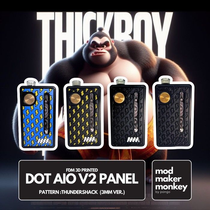 Panel Dot V2 THICKBOY Thundershack 3mm | Mod Maker Monkey 3D Print ...