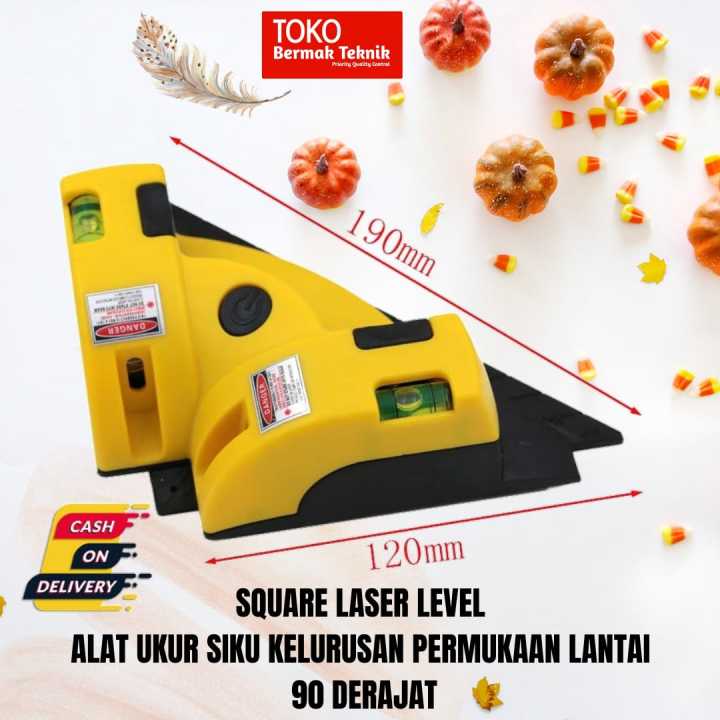 Laser Level Line LV-01 Square Laser Line Alat Ukur Sudut Siku Kelurusan ...