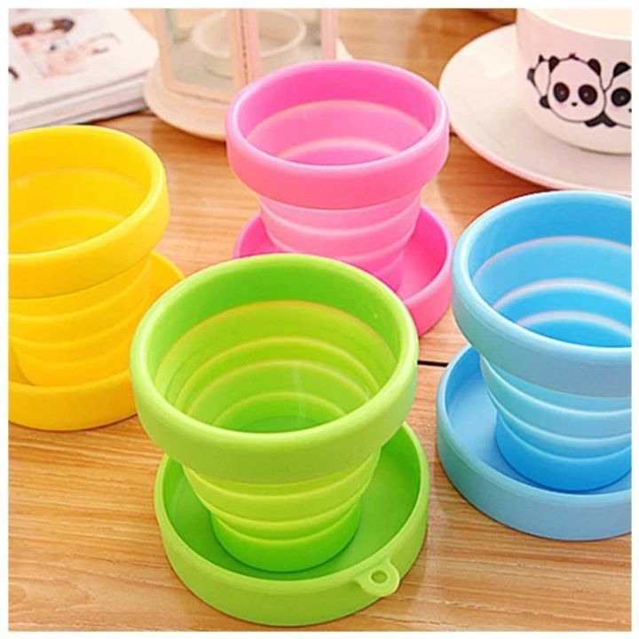 Outdoor Portable Collapsible Retractable Cup Silicone Cup ECO ...