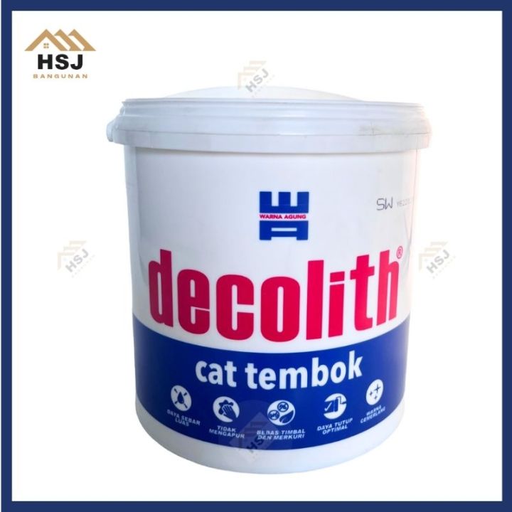Cat Tembok Decolith Interior 5kg | Lazada Indonesia