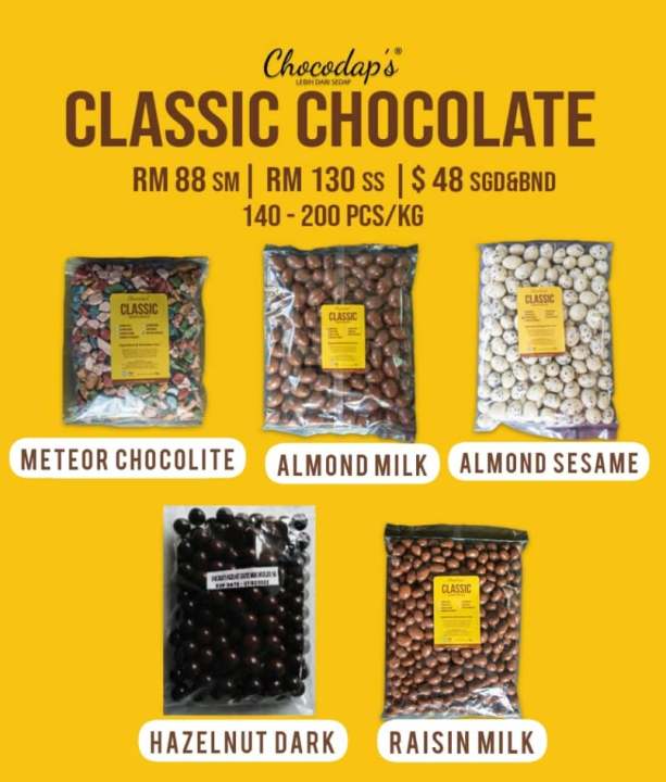 Chocodap's Classic Chocolate 1kg 4 Choice Coklat Klasik 4 Pilihan | Lazada