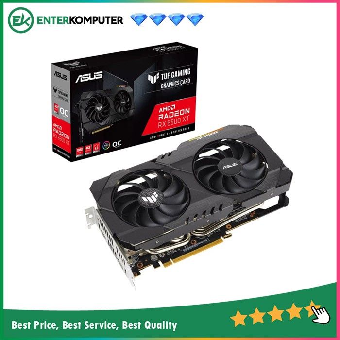 Asus Radeon RX 6500 XT 4GB GDDR6 TUF Gaming OC Edition | Lazada Indonesia