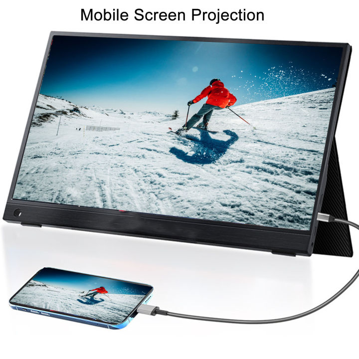 [Easybuy88] 15.6 Inch Portable Monitor Touchable IPS Ultra Slim HDR ...
