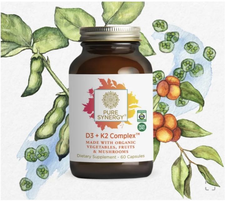 Exp:08/27 - Pure Synergy D3 + K2 Complex | 60 Capsules d3k2 | Lazada