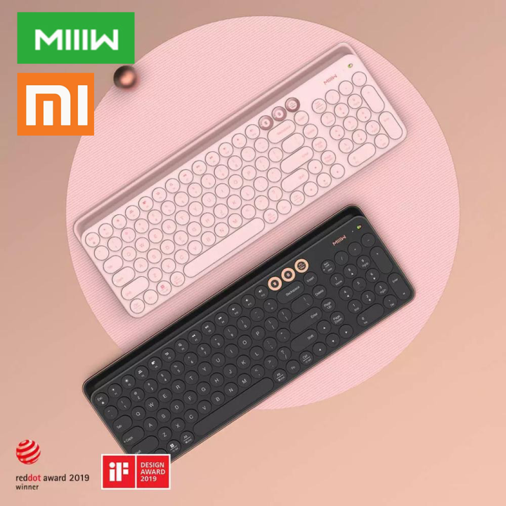 XIAOMI MIIIW Dual-Mode Wireless Bluetooth Keyboard Universal Keyboard ...