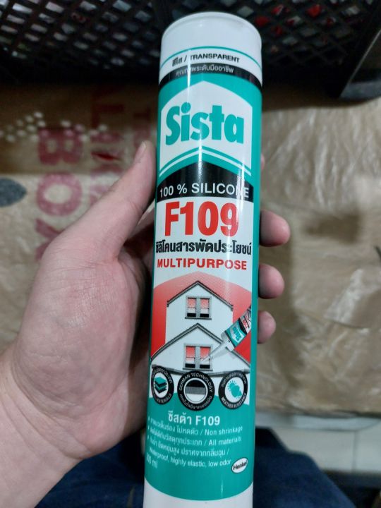 Sista CLEAR F109 Multipurpose Silicone Sealant 300ml | Lazada PH