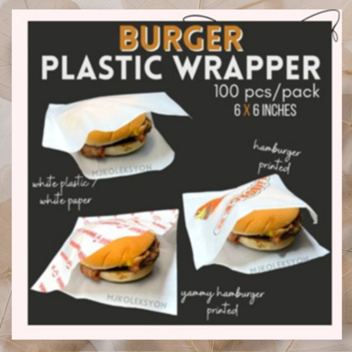 Burger Plastic Wrapper for your burger business | Lazada PH