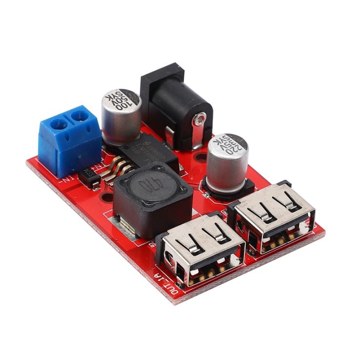 LM2596 LM2596S Dual USB DC-DC 9V 12V 24V 36V to 5V 3A Step Down Buck ... LM2596 LM2596S Dual USB DC-DC 9V 12V 24V 36V to 5V 3A Step Down Buck ...