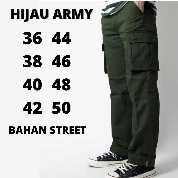 Celana Cargo Panjang pria / Cargo Jumbo Ukuran Besar / Cargo Big Size ...