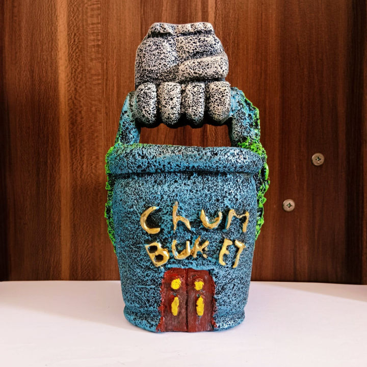 Hiasan aquarium fiber chum bucket rumah plankton | Lazada Indonesia