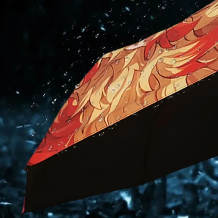 [WFDRESS] Anime Demon Slayer Umbrella 8 Ribs Tanjirou Zenitsu Yoriichi ...