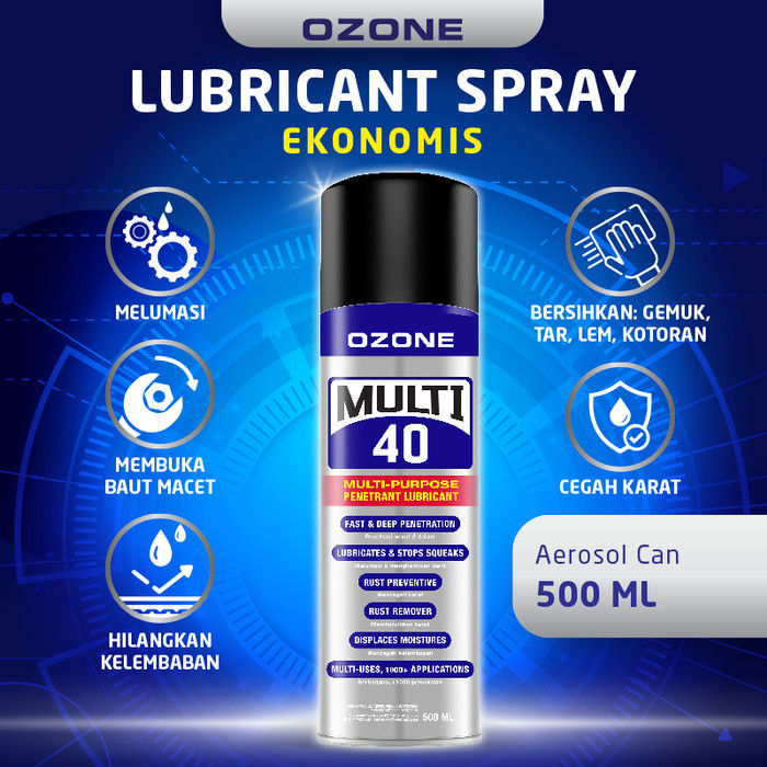 OZONE Multi 40 Pelumas Spray Serbaguna 500 ml | Lazada Indonesia