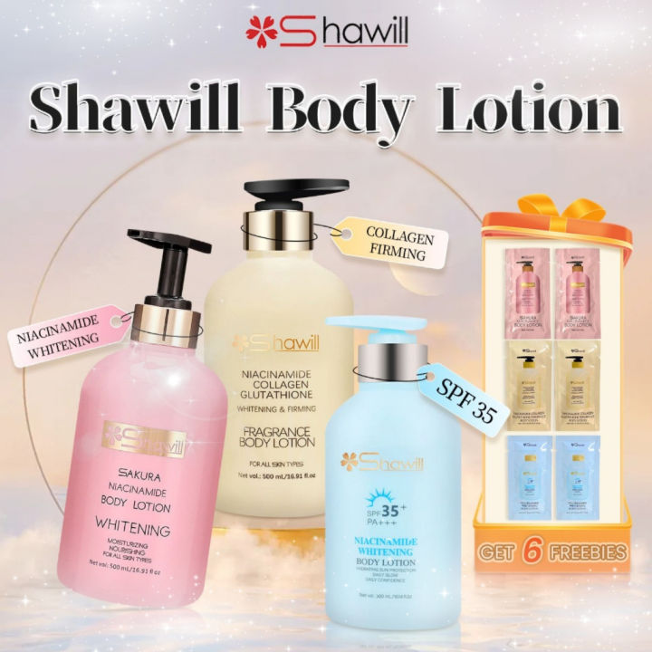 Shawill Body Lotion with Collagen, Whitening and Niacinamide Fragrance ...