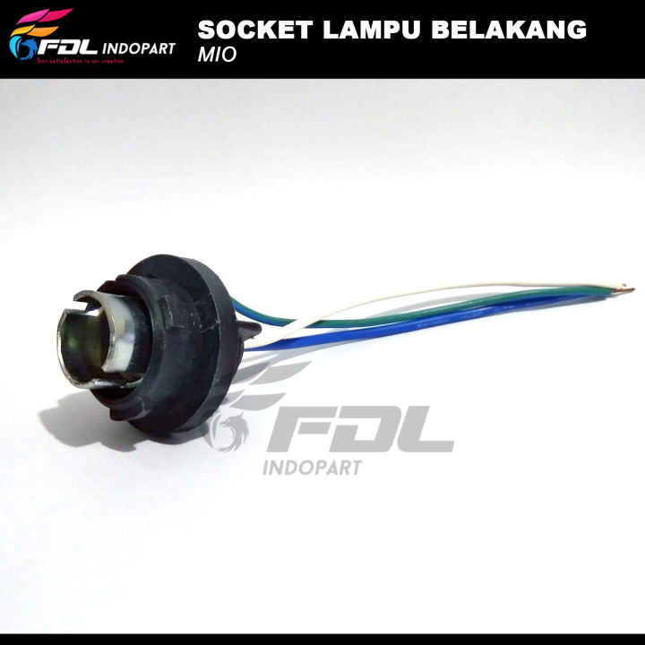 Socket Lampu Belakang Mio / Socket Lampu Mobil / Fitting Lampu Belakang ...