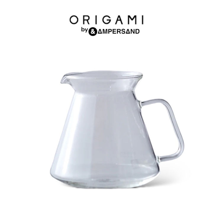 ORIGAMI Glass Server เหยือกกาแฟ 710 ml | Lazada.co.th