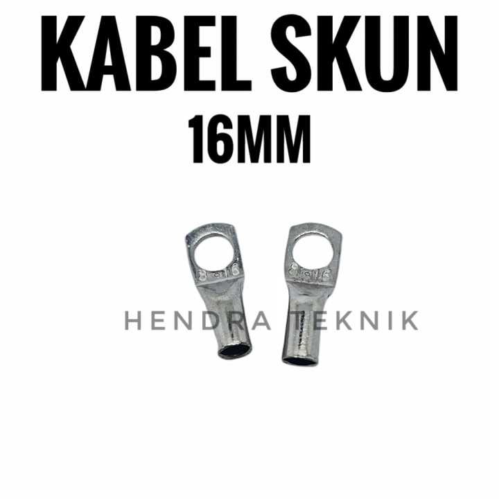 SKUN KABEL LUG 16-8 TERMINAL KABEL DIAMETER CABLE SCHOON 6MM X 8MM ...