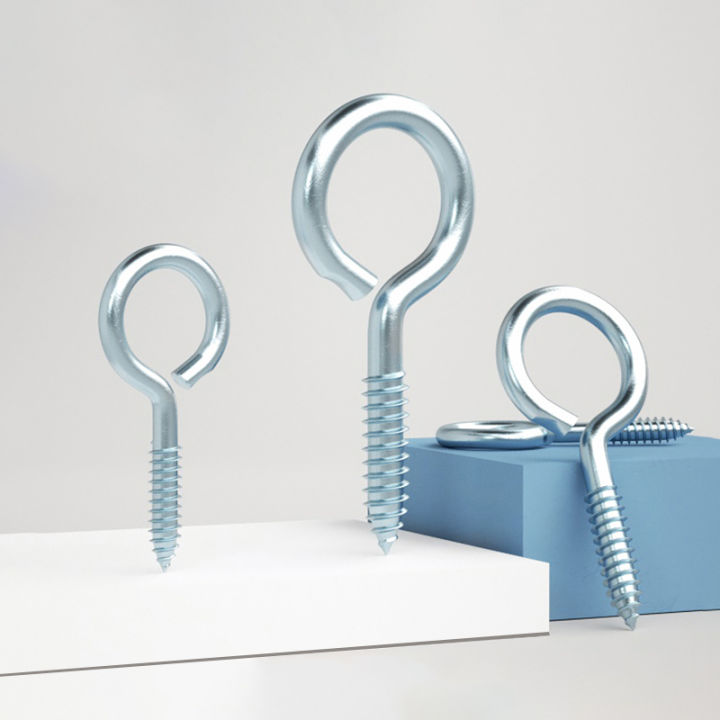 Galvanized Eye Self-Tapping Screw Hook Hanging Ring Screws Lifting Eye ...
