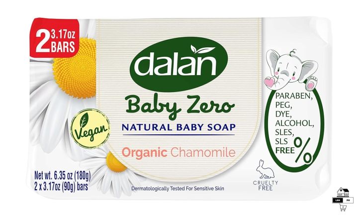 Dalan Baby Zero Natural Baby Soap Vegan Organic Chamomile ...