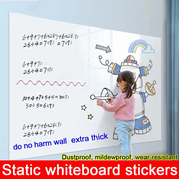 45/60cm 2m whiteboard wall sticker that does not damage the wall ...
