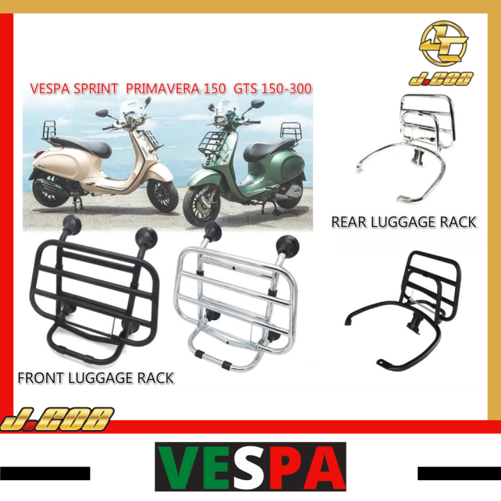 VESPA SPRINT PRIMAVERA 150 GTS 250-300 FRONT REAR Luggage Rack Bracket ...