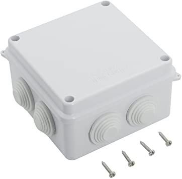 Junction Box Waterproof Outdoor (Small) 85x85x50mm IP65 White Color ...