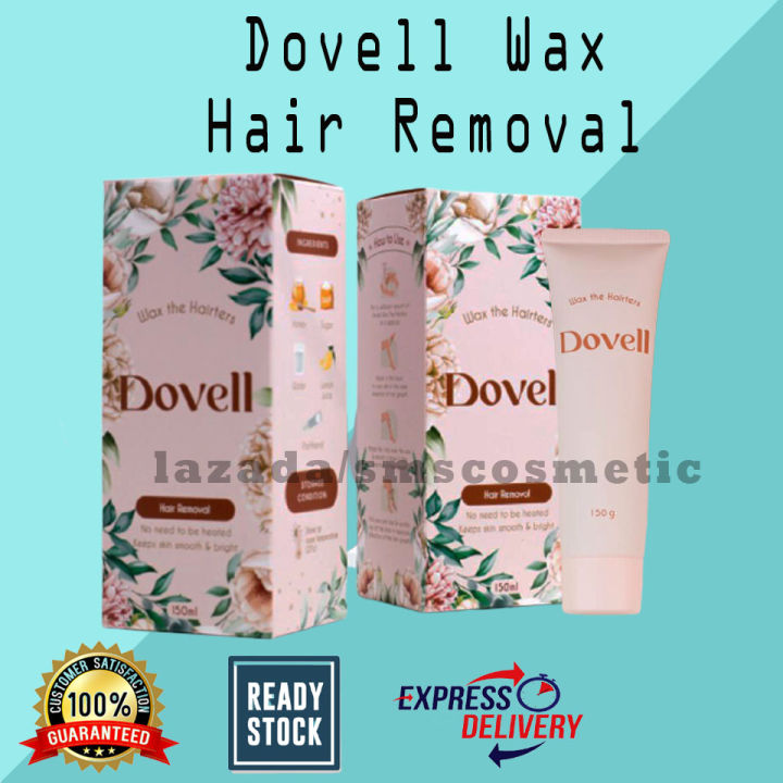 Dovel Wax - DovellWax Body Scrub 150ml Hair Remover Cream ( Krim Buang Bulu ) | Lazada
