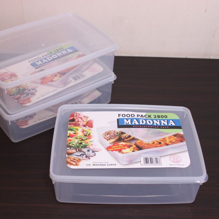 KOTAK MAKANAN 2800/FOOD PACK MADONA 2800 DAN 1800 MURAH | Lazada Indonesia