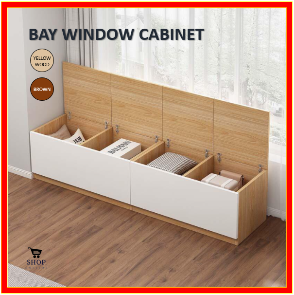 Modern Window Storage Side Cabinet Bench Storage Cabinet | Modern Bay ...
