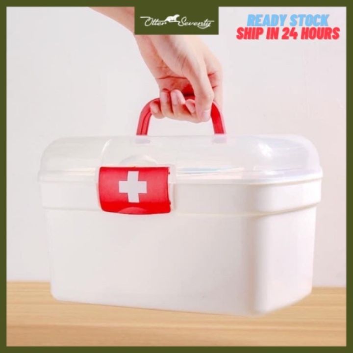 (READY STOCK) Multipurpose First Aid Storage Box Medical Box Portable ...