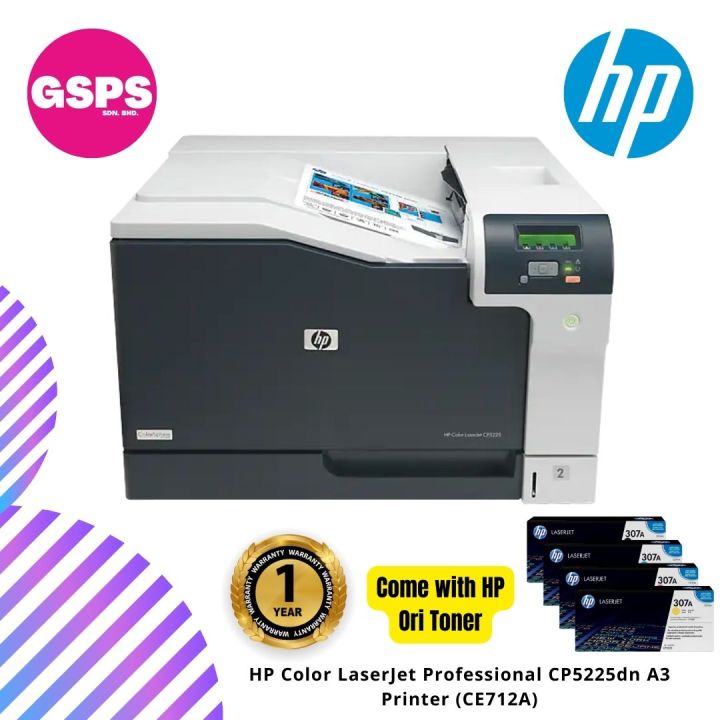 HP Color LaserJet Professional CP5225dn A3 Printer (CE712A) | Lazada