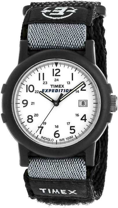 Timex Mens Camper Watch Black/White Fast Wrap | Lazada PH