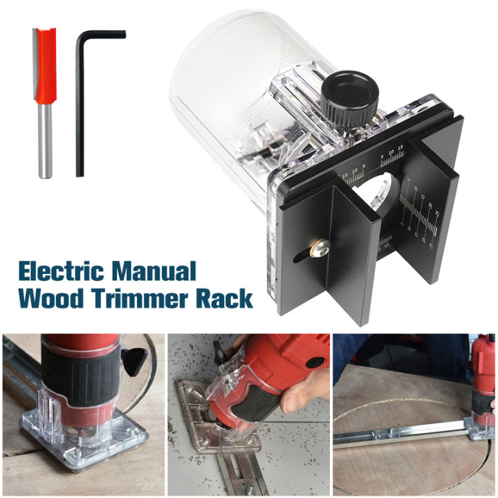 Compact Router Bracket Wood Palm Router Tool Base Electric Trimming ...