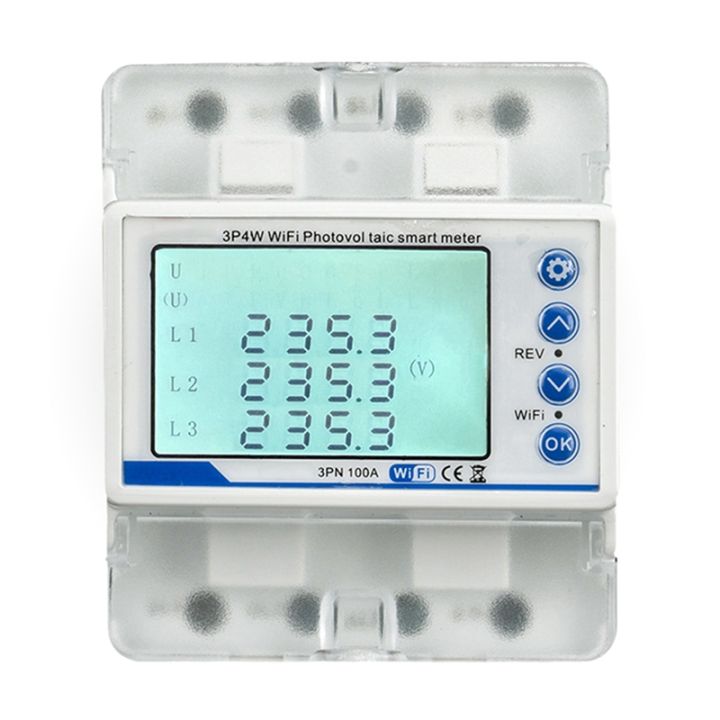 3 Phase 380V 100A Tuya WiFi Smart Bi-Directional KWh Meter over Under ... 3 Phase 380V 100A Tuya WiFi Smart Bi-Directional KWh Meter over Under ...