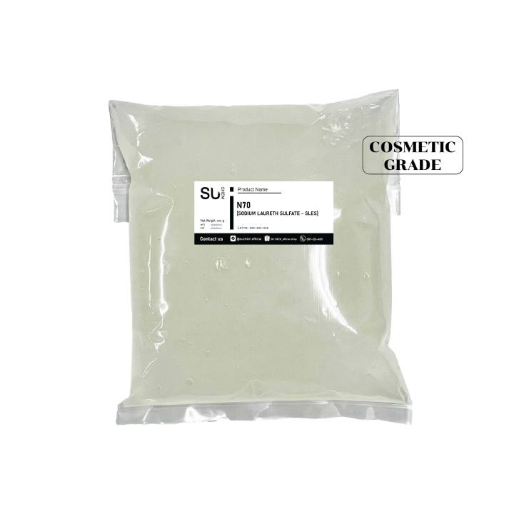 [ถุงใหญ่ 1 kg] หัวเชื้อแชมพู SLES N70 สบู่/น้ำยาล้างจาน/น้ำยาซักผ้า ...